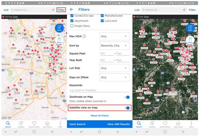 Zillow Street Maps