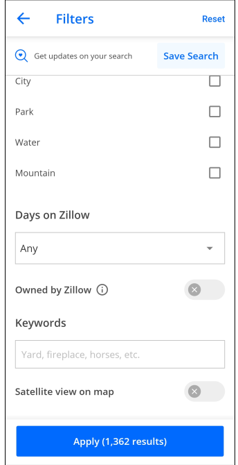 How do I search for homes on the Zillow mobile app? (Android) – Zillow ...
