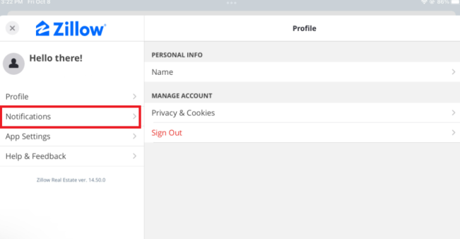 How do I change the types of listings I receive in the "Homes for You ...