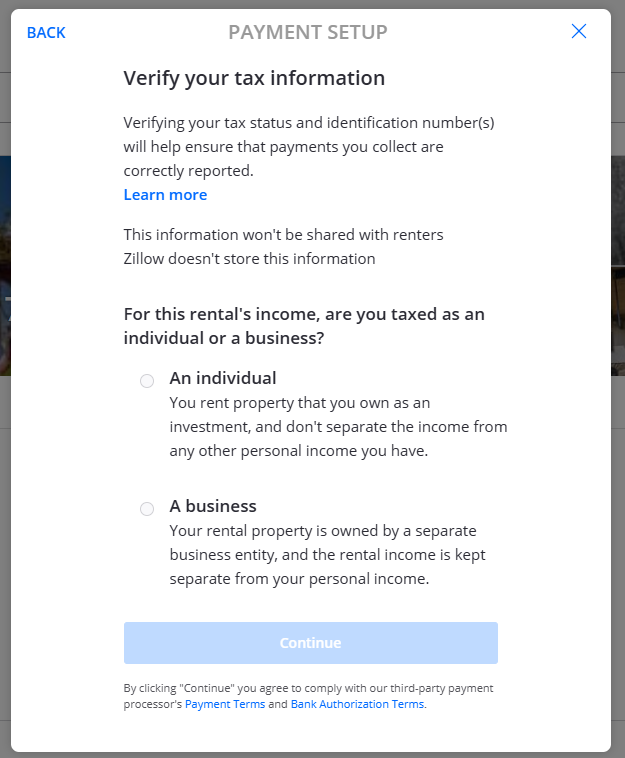 Payment Set Up – Zillow Help Center